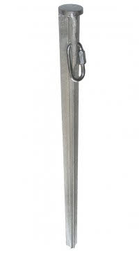 Galvanized steel ground peg, 29.5 inches | SB GROUND PEG